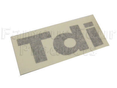 Tdi Decal (FF001525) for Land Rover Discovery 1994-98