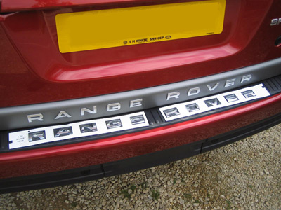 Chrome Tailgate Lettering (FF005484) for Range Rover Sport up to 2009 MY