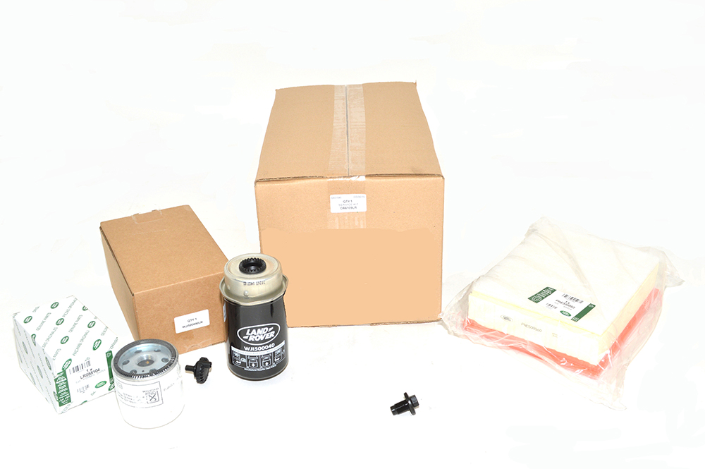 Service Filter Kit - Oil Air Fuel Filters with Drain Plug (FF015532 ...